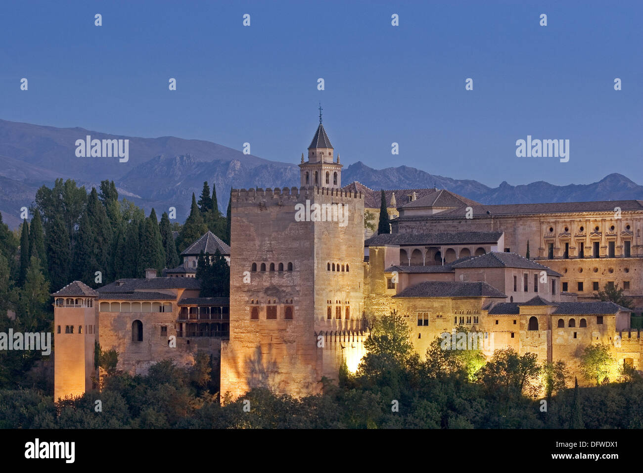 View from above alhambra palace hi-res stock photography and images - Alamy