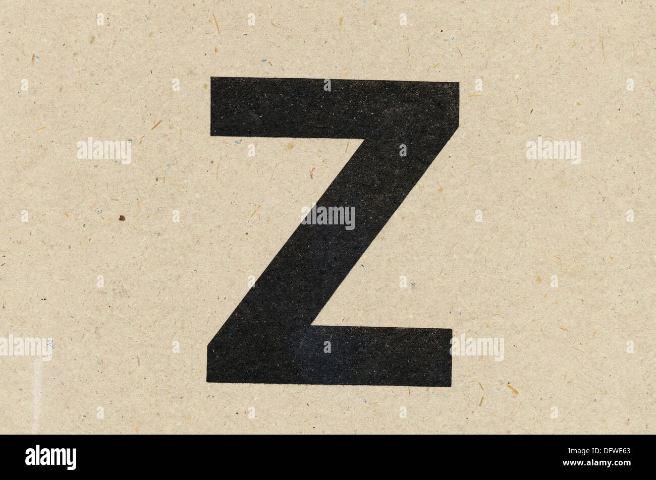 alphabet sign on paperboard Stock Photo - Alamy