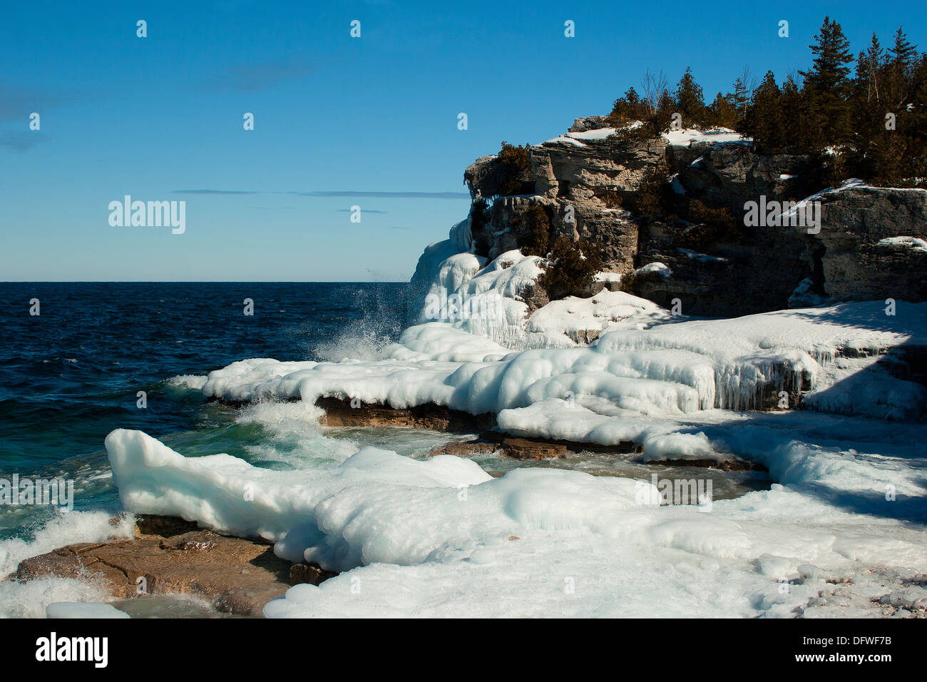 Bruce peninsula ontario winter hi-res stock photography and images - Alamy