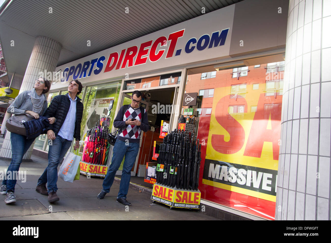 Sports Direct sportswear retail shop London Stock Photo - Alamy