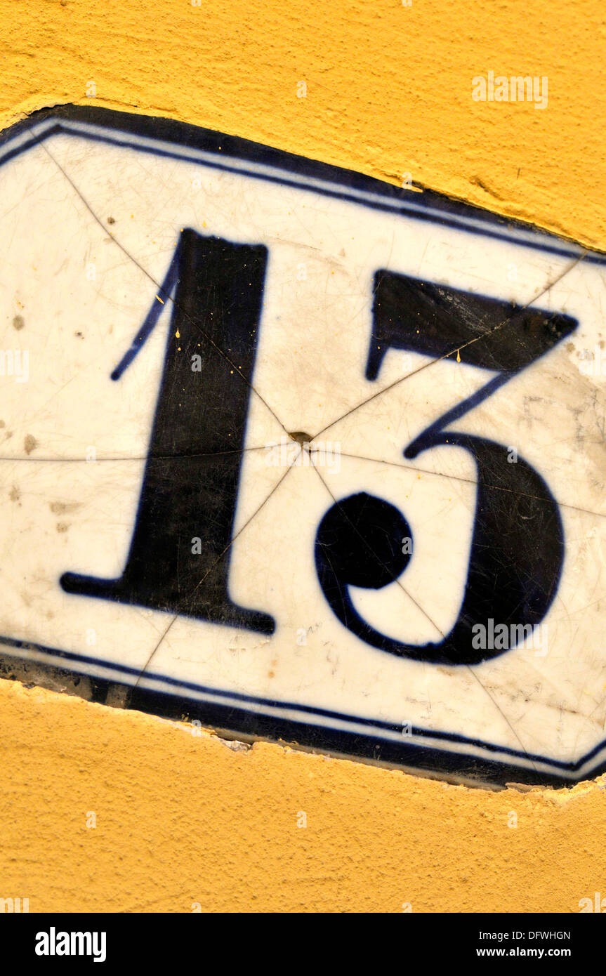 Number thirteen hi-res stock photography and images - Alamy