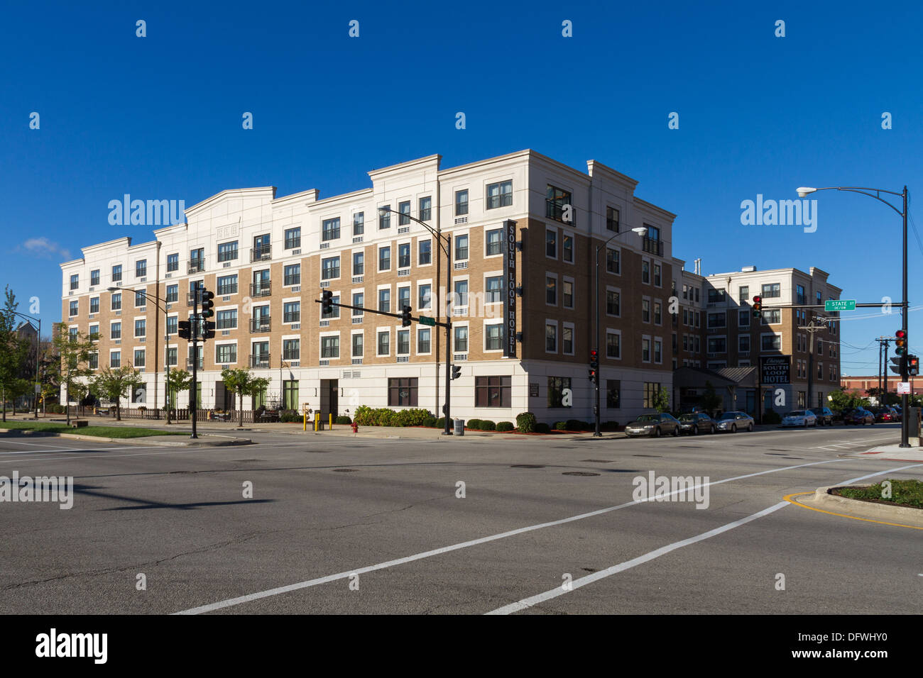 South Loop Hotel, Chicago Stock Photo - Alamy
