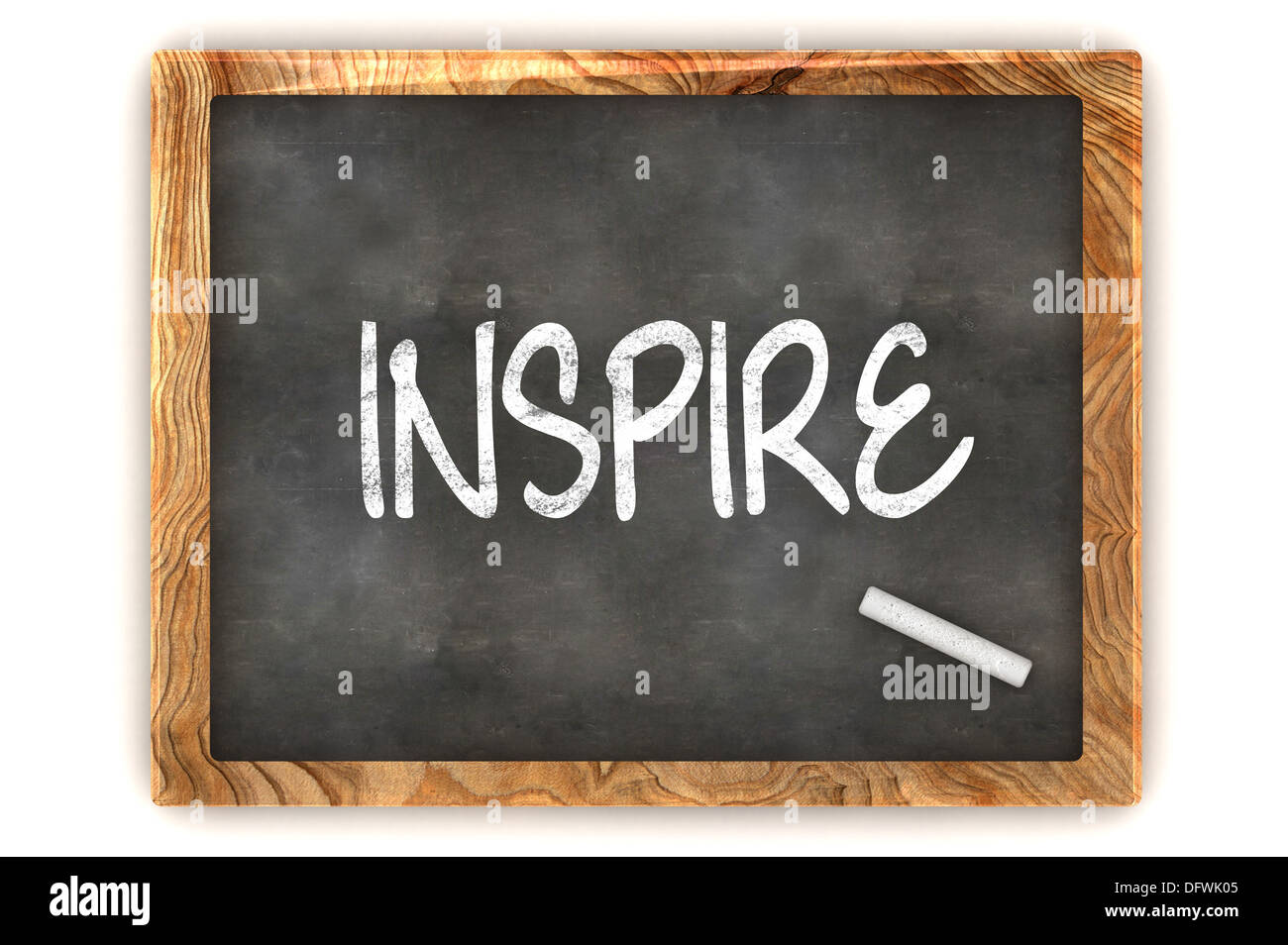 A Colourful 3d Rendered Concept Illustration showing "Inspire" writen ...