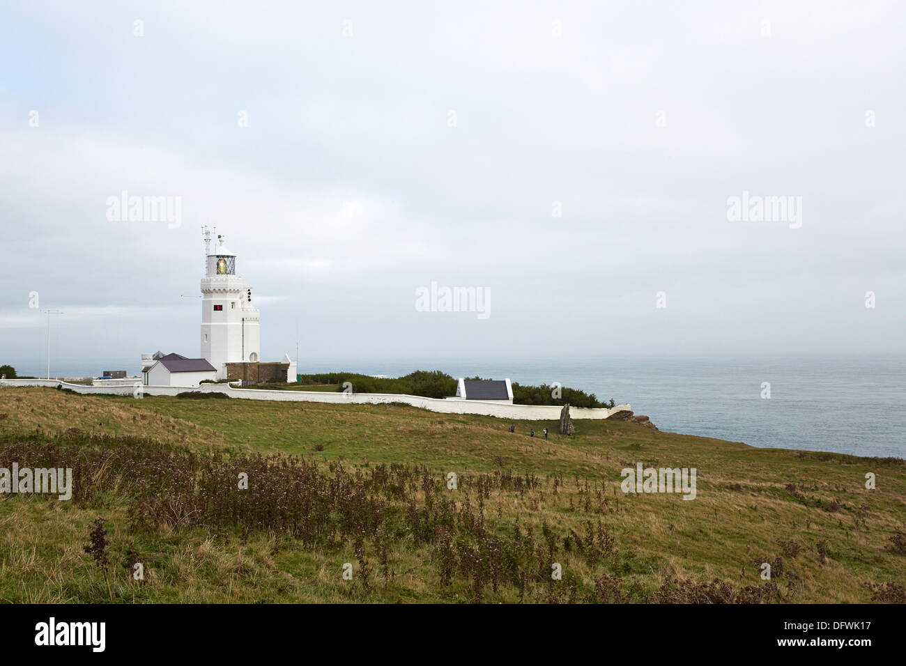 Isle of Wight St Catherines Point lighthouse Stock Photo - Alamy