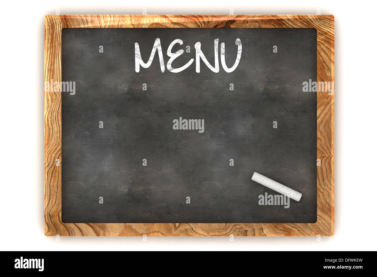 A Colourful 3d Rendered Blank Menu Concept Illustration Stock Photo - Alamy