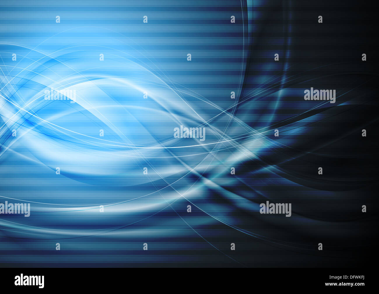 Abstract blue waves background. Vector design eps 10 Stock Photo - Alamy