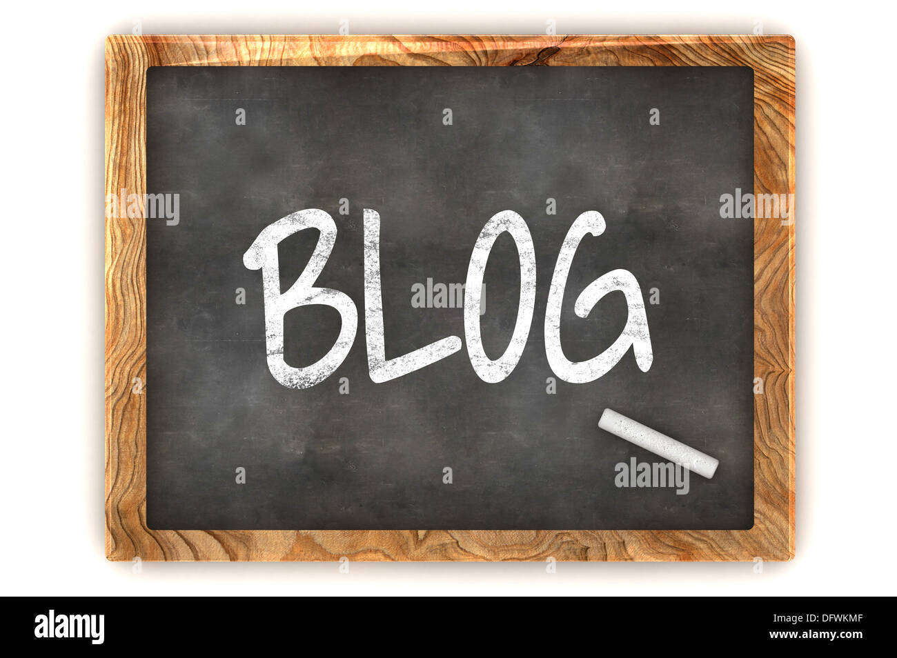 A Colourful 3d Rendered Concept Illustration showing "Blog" writen on a ...