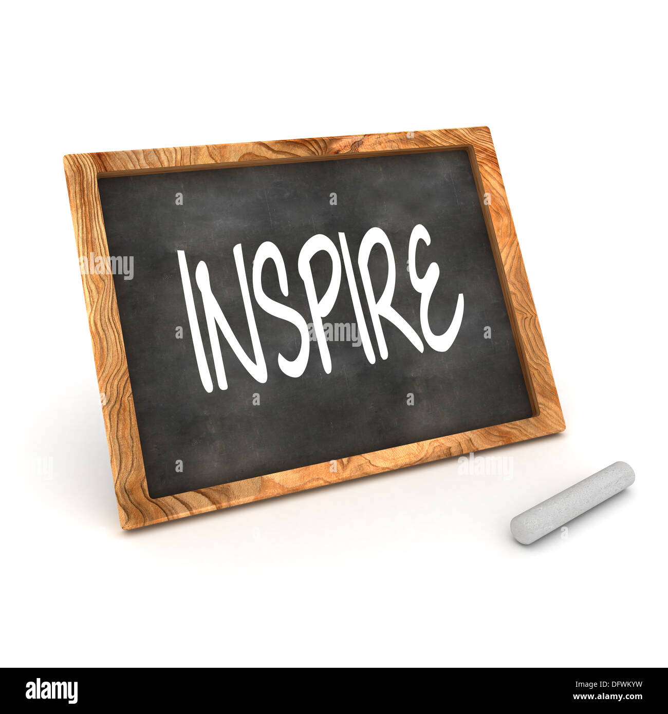 A Colourful 3d Rendered Concept Illustration showing "Inspire" writen ...