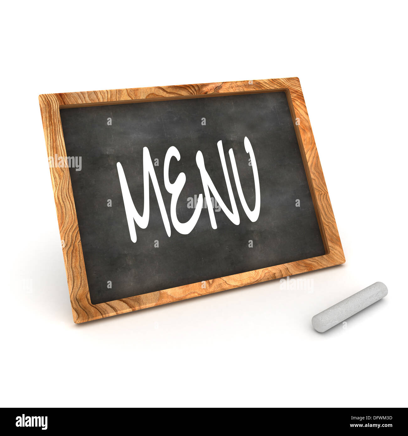 A Colourful 3d Rendered Menu Concept Illustration Stock Photo - Alamy