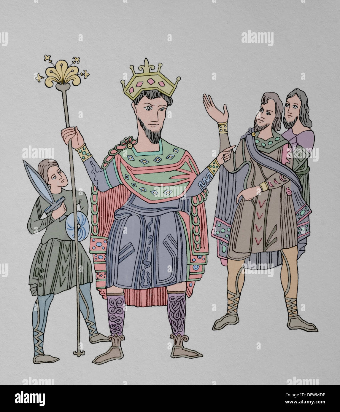 Feudalism medieval hi-res stock photography and images - Alamy