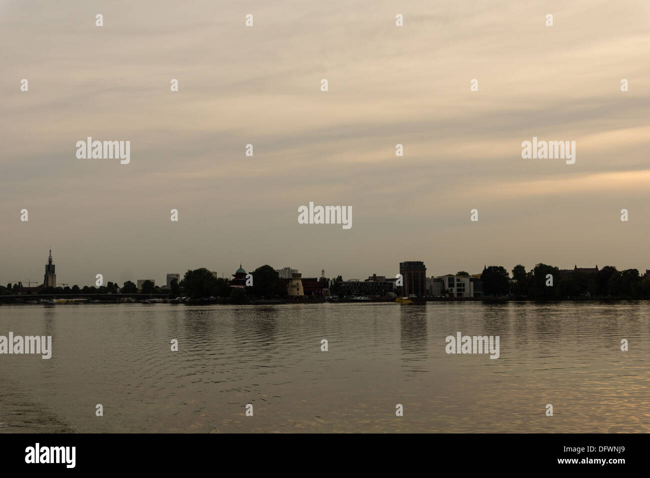 The skyline of Potsdam from seaside Stock Photo - Alamy