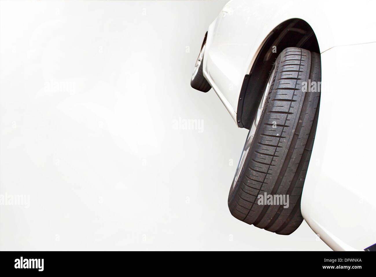 Rubber car tire side view hi-res stock photography and images - Alamy