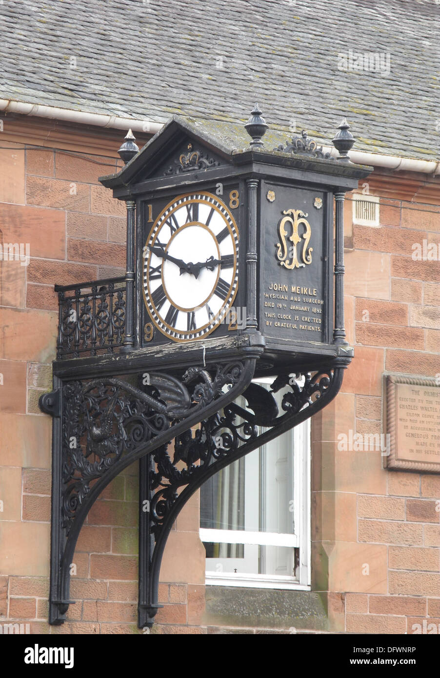 Public Clock Outside the Ormiston Institute Building, The Square ...
