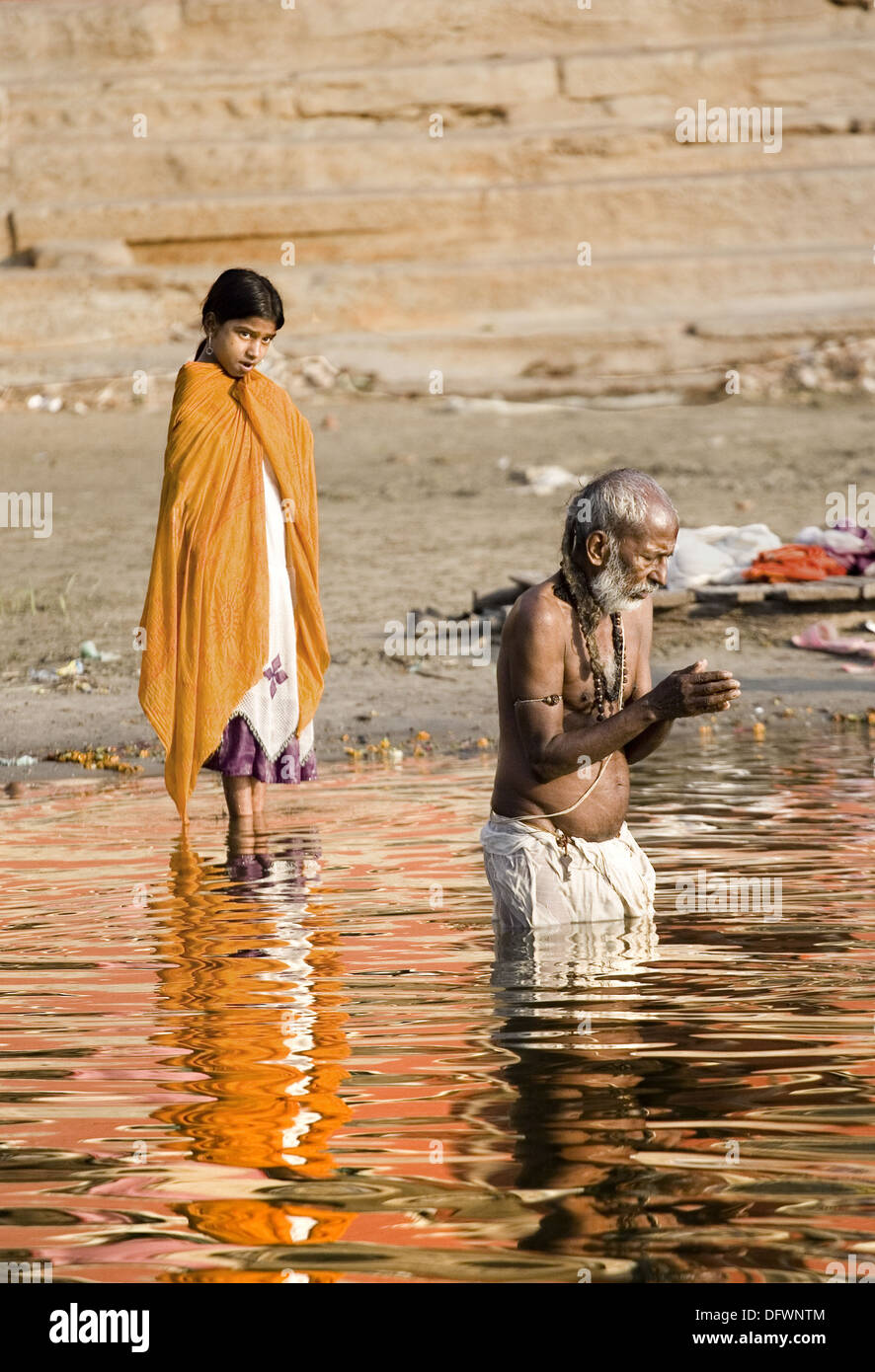 Ritual bathing ablutions hi-res stock photography and images - Alamy