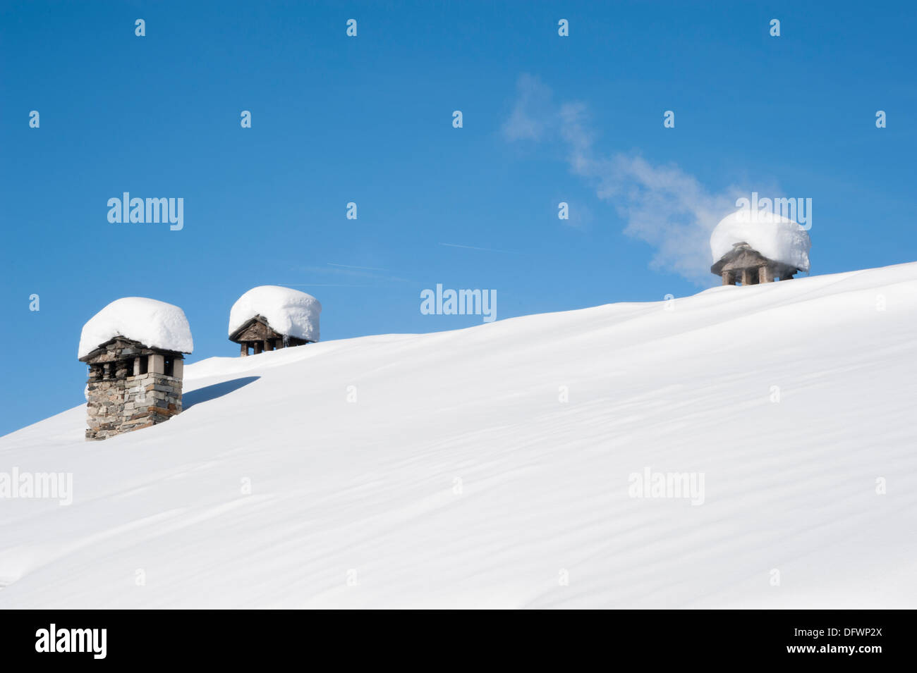 Chimney Snow High Resolution Stock Photography and Images - Alamy