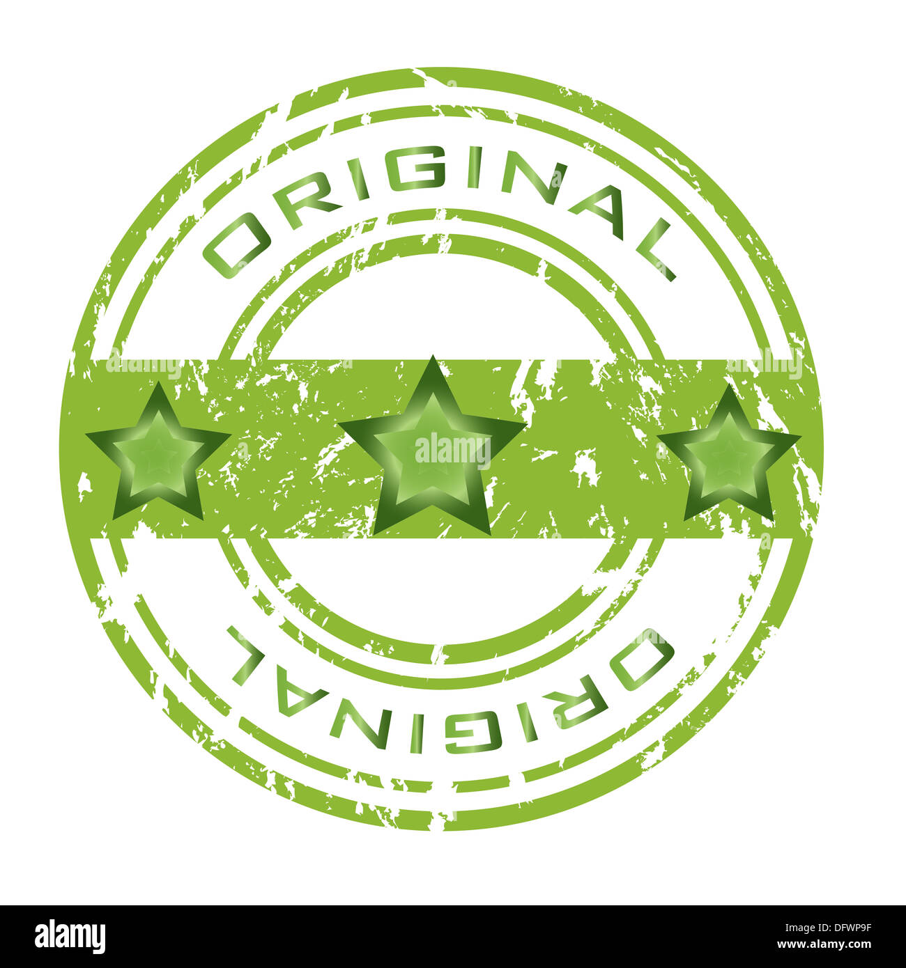 Abstract green grunge office rubber stamp Stock Photo - Alamy