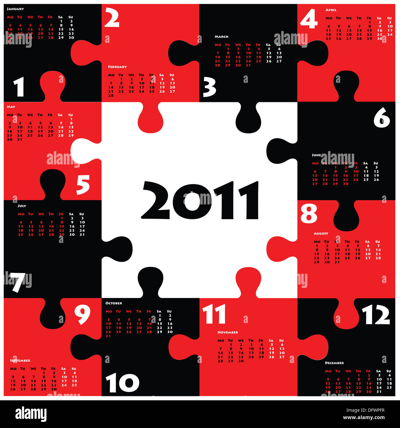 2011 vector hi-res stock photography and images - Alamy