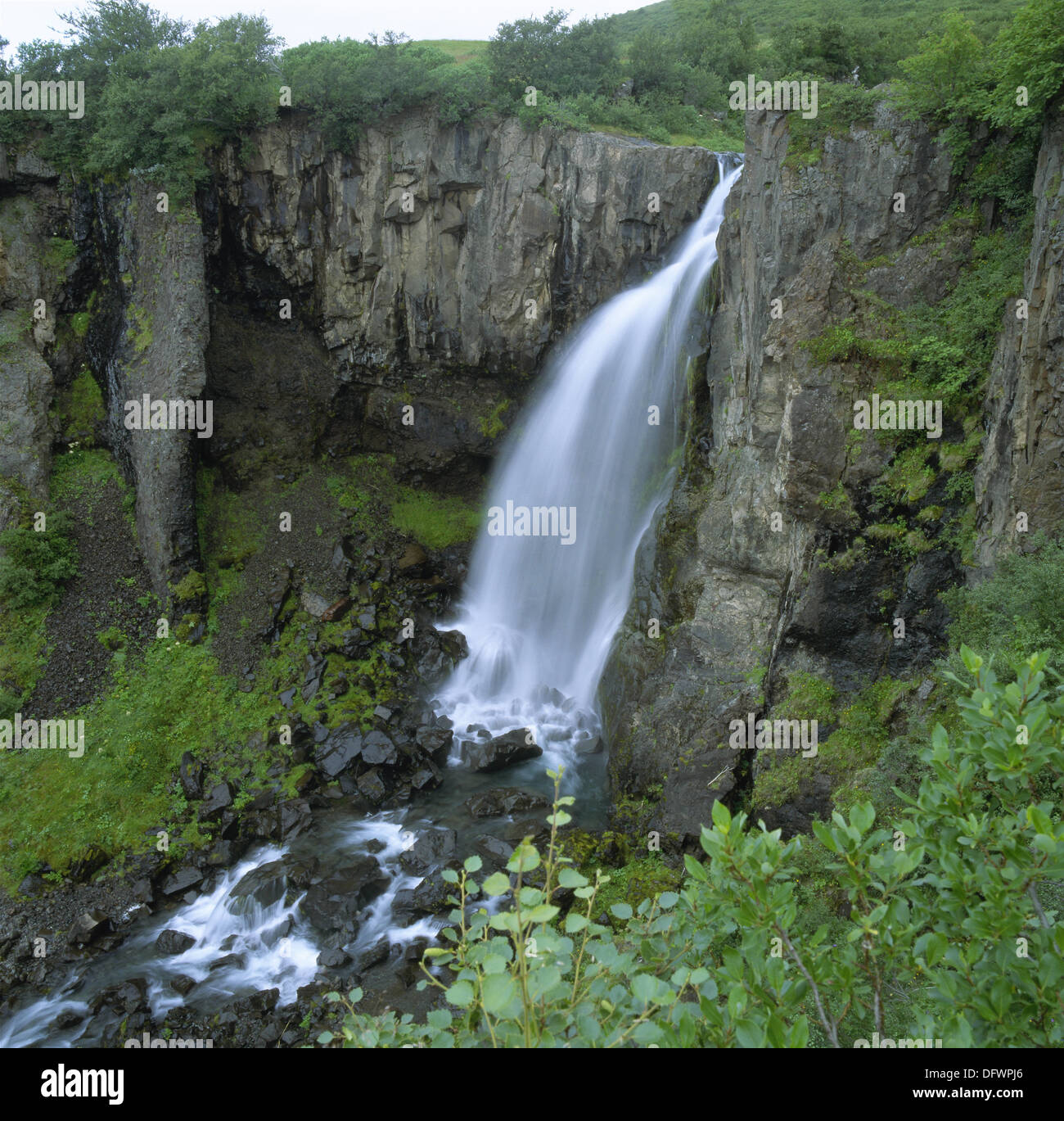 Hundafoss Waterfall High Resolution Stock Photography and Images - Alamy
