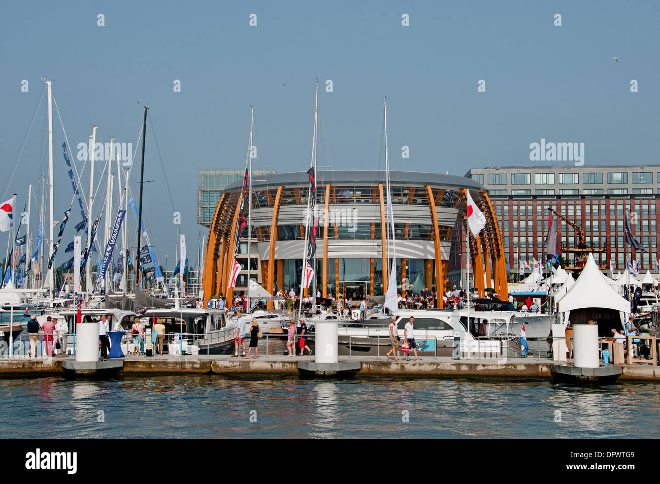 In the center of Amsterdam, on the north side of the IJ on the shipyard ...
