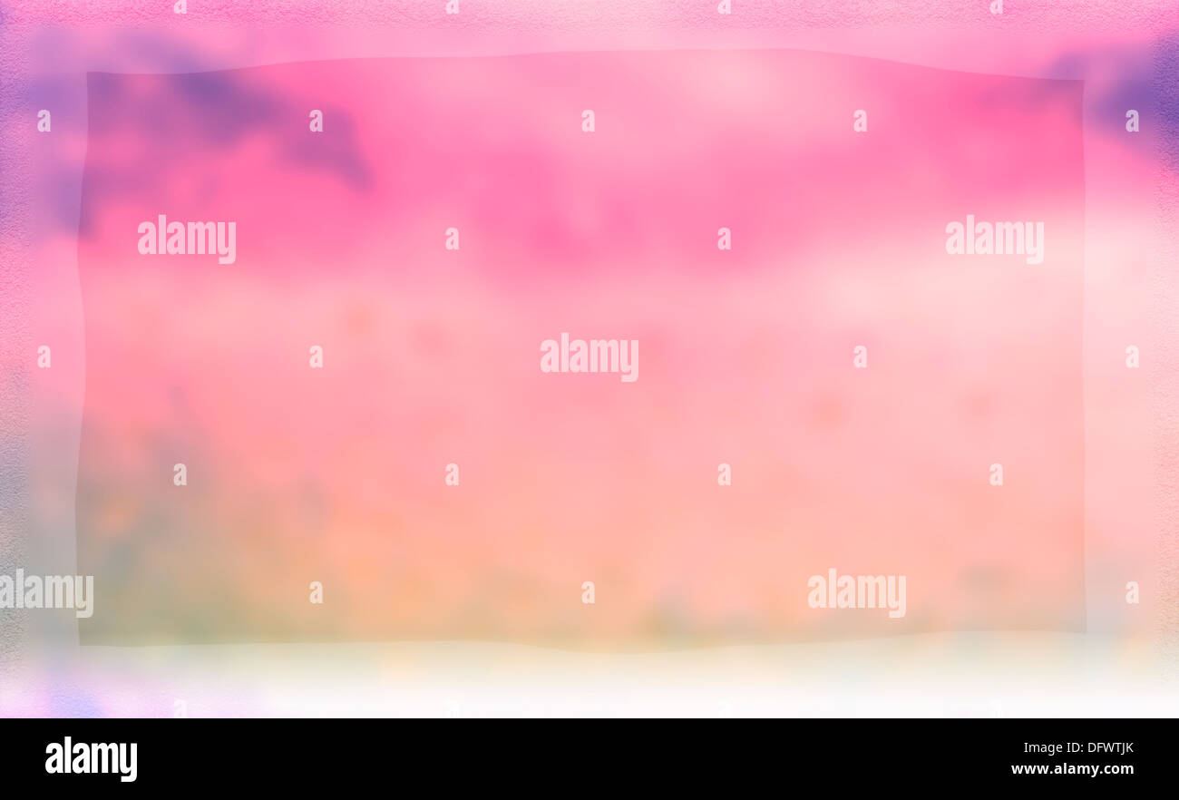 Abstract soft pink blurred background with frame Stock Photo - Alamy
