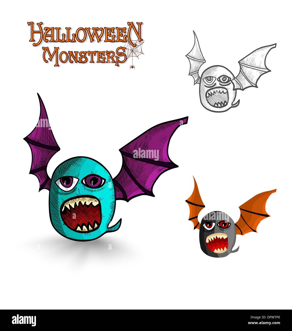 The monster book of monsters hi-res stock photography and images - Alamy