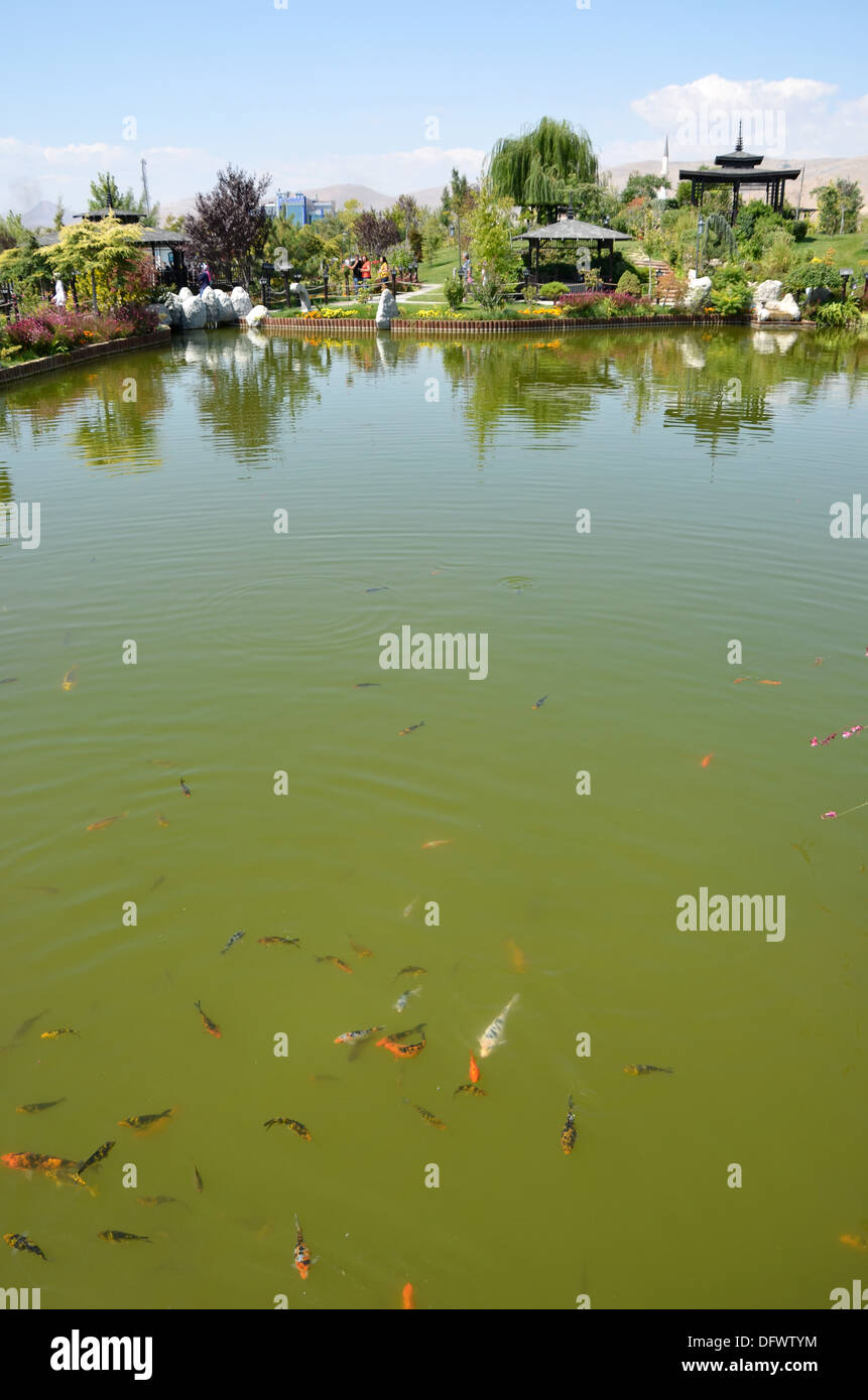 Kyoto Japanese Park in Konya City Stock Photo - Alamy