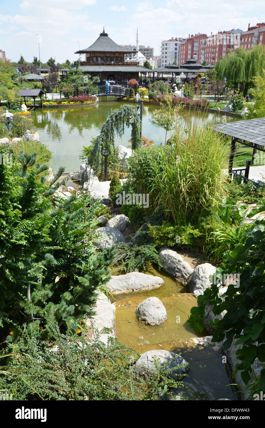 Kyoto Japanese Park in Konya City Stock Photo - Alamy