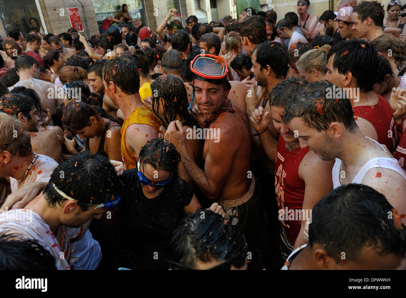 Tomato festival spain hi-res stock photography and images - Alamy