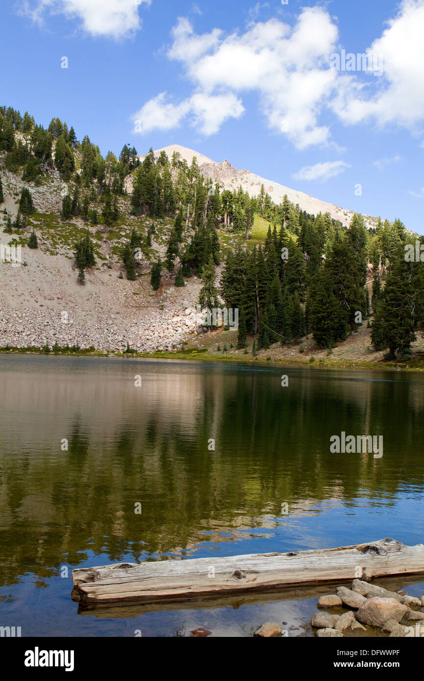 Reflections On Emerald Lake In Lassen Volcanic National Park In