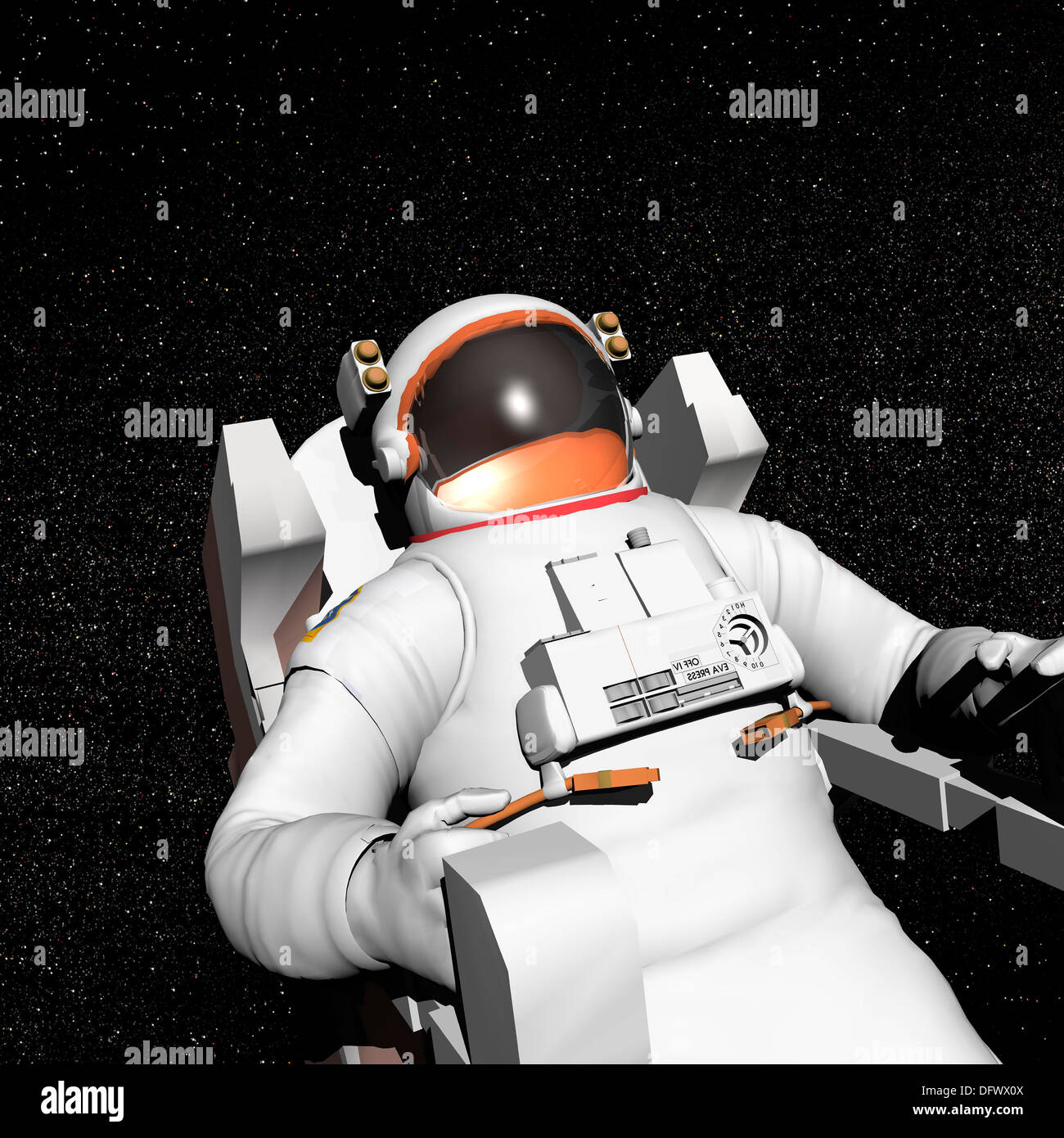Astronaut In Space Alone