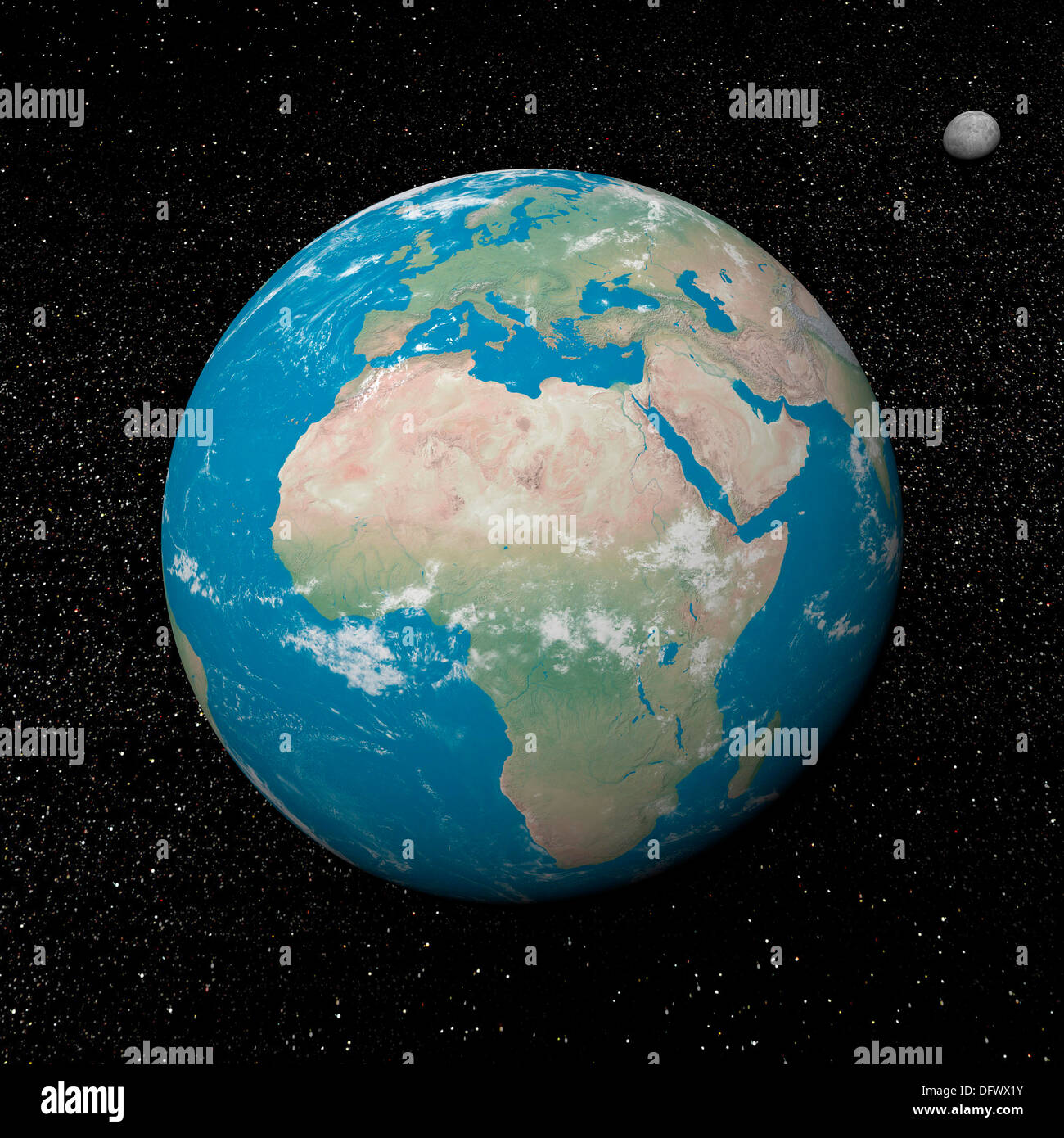 Planet earth surrounded sphere hi-res stock photography and images - Alamy