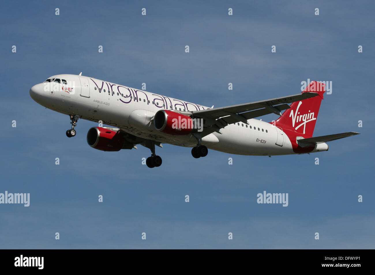 VIRGIN LITTLE RED AIRBUS A320 Stock Photo - Alamy