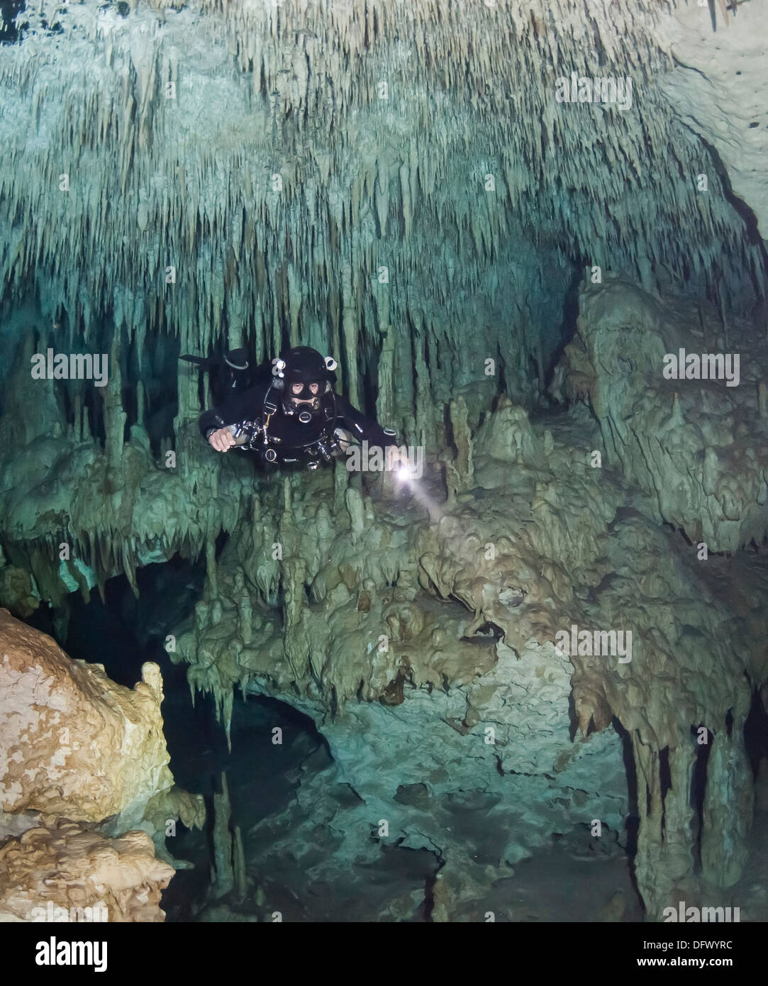 Underwater cave system hi-res stock photography and images - Alamy