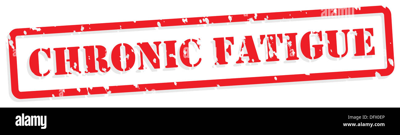 Chronic fatigue red rubber stamp vector for mental health concept Stock ...