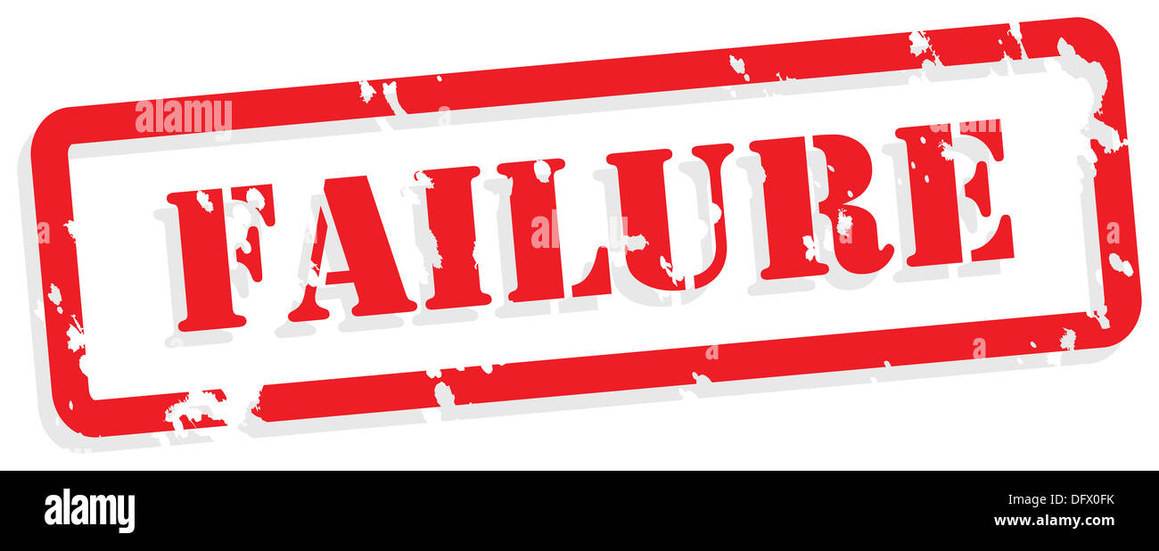 Failure red rubber stamp vector for mental health concept Stock Photo ...