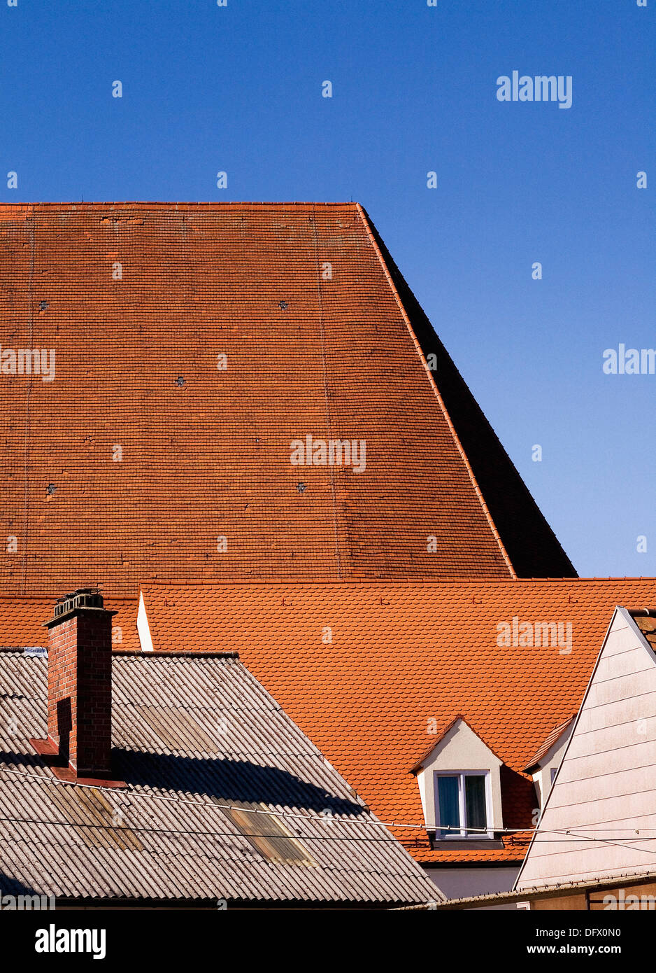 Slanted roofs hi-res stock photography and images - Alamy