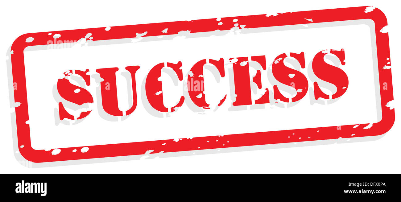 Success red rubber stamp in vector format Stock Photo - Alamy