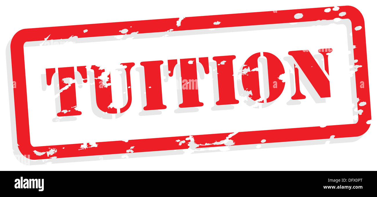 Tuition red rubber stamp in vector format Stock Photo - Alamy