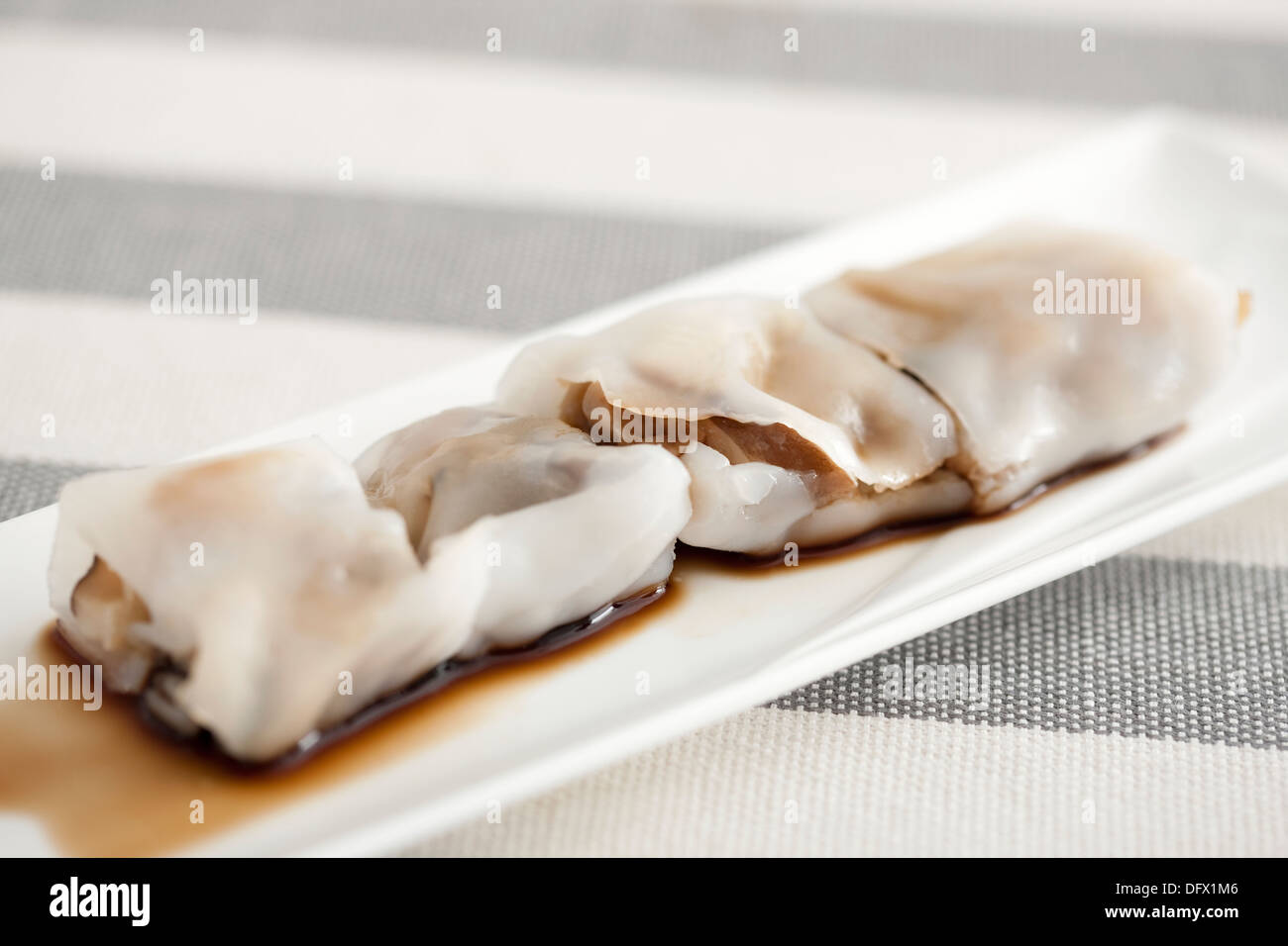 Chinese food plain rice rolls Stock Photo - Alamy