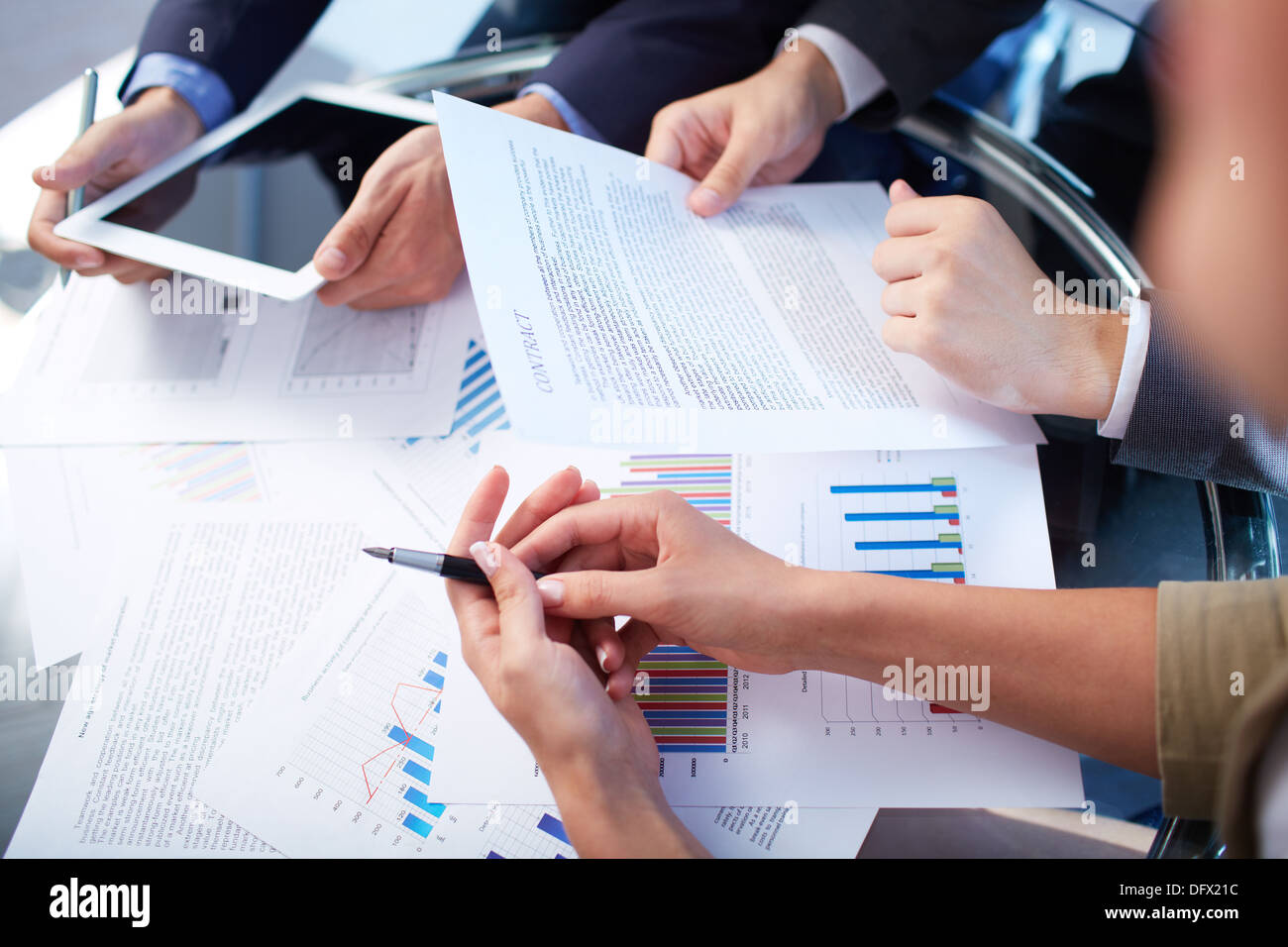 Human resources paperwork hi-res stock photography and images - Alamy