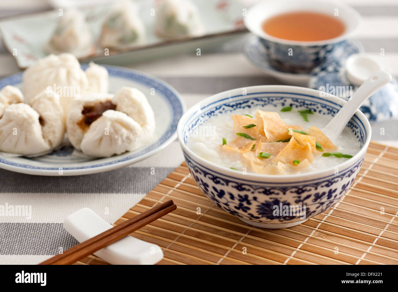 Traditional Chinese breakfast Stock Photo - Alamy
