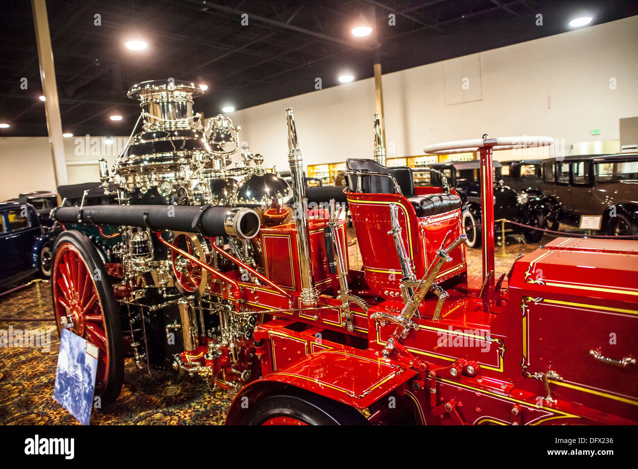 A 1913 Christie Front Drive Fire Engine at the Nethercutt Collection in ...