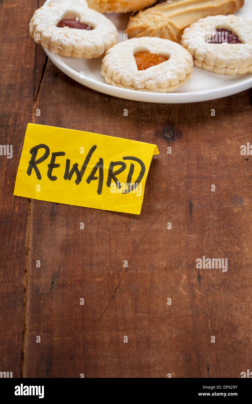 Reward plate hi-res stock photography and images - Alamy