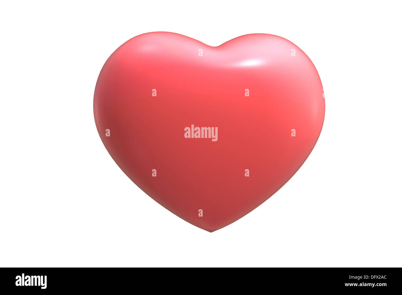 Red heart shape Stock Photo - Alamy