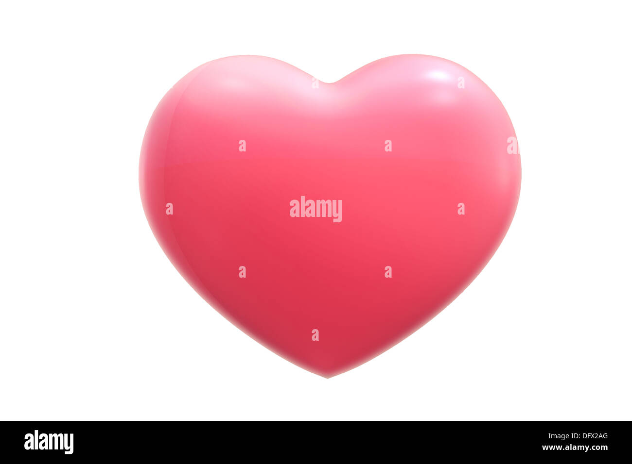 Red heart shape Stock Photo - Alamy