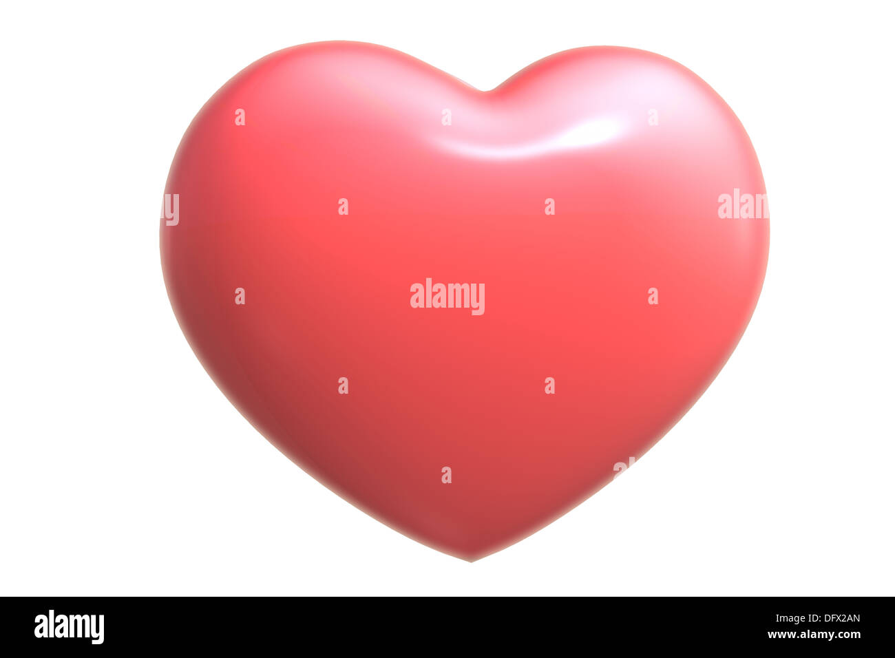 Red heart shape Stock Photo - Alamy