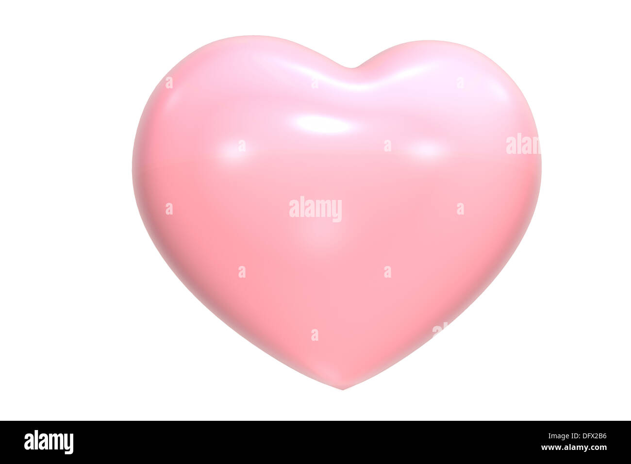 Pink heart shape Stock Photo - Alamy
