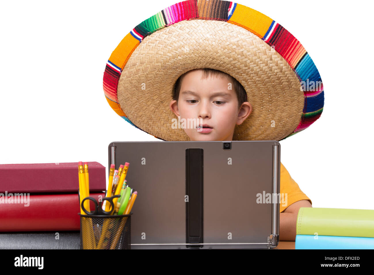 Mexican school boy hi-res stock photography and images - Alamy