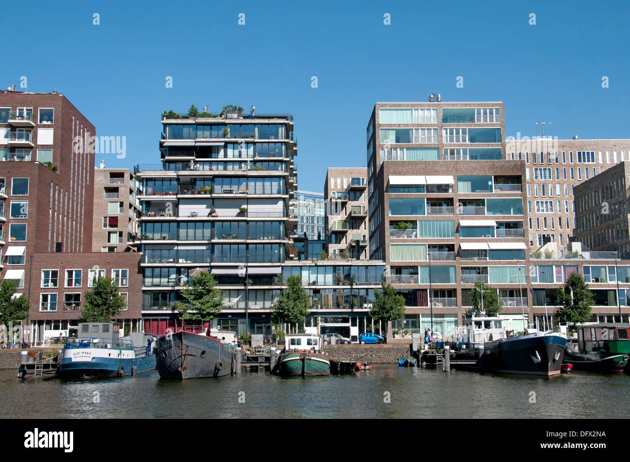 Westerdock Amsterdam Netherlands modern architecture Stock Photo - Alamy