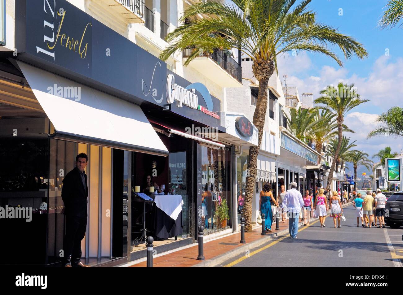 Puerto Banus Marbella Shopping Stock Photos & Puerto Banus Marbella ...